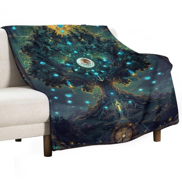 商品名:  Mexico Tree of Life Throw Blankets,Blanket Premium Super Soft Cozy Warm Bed Blanket Couch Decorative Throw Blanket...