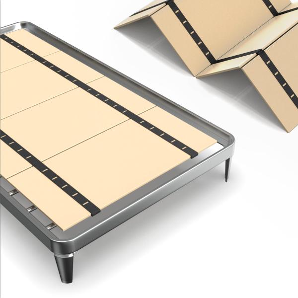 商品名:  Imperius Heavy Duty Bed Panels Foldable Box Spring, Bunkie Board, Bed Support Slats,(74X53)ブランド: Imperius商品サイズ: Qu...