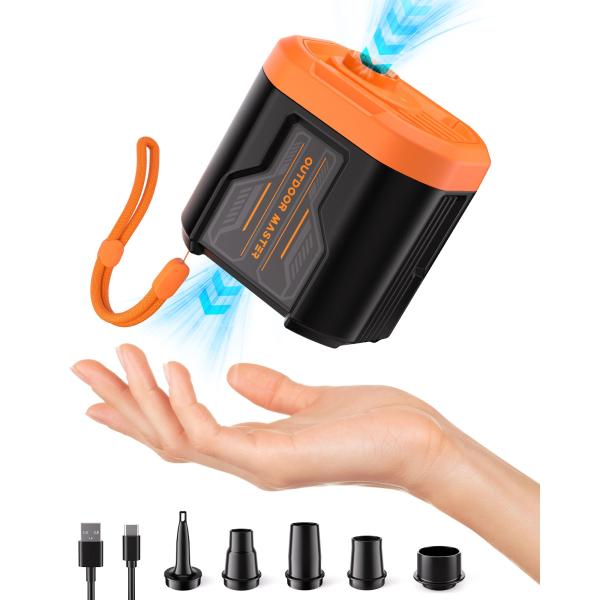 商品名: OutdoorMaster Bonito 5kPa Portable Electric Air Pump for Inflatables, 14.43Wh Rechargeable Mini Air Pump Inflator, ...