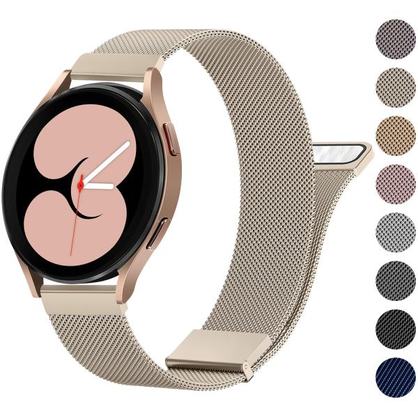 商品名: Meliyaメタルバンド Samsung Galaxy Watch 4対応 バンド 40mm 44mm Galaxy Watch 4 Classicバンド 42mm 46mm 20mm ステンレススチール 交換用ストラップ Gal...