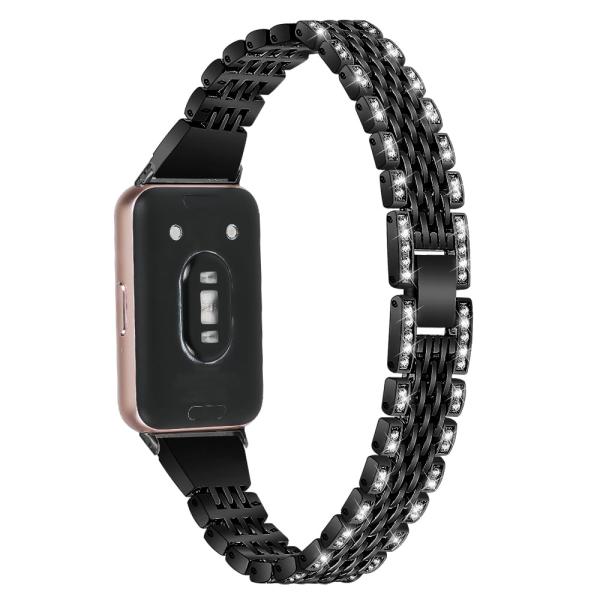 商品名: ブレスレット風 Samsung Galaxy Fit 3 バンド｜ラインストーン＆ダイヤモンドを装飾したキラキラデザイン 調節可能なストラップ付きリストバンド｜レディース向け Samsung Galaxy Fit 3 用ベルト T...