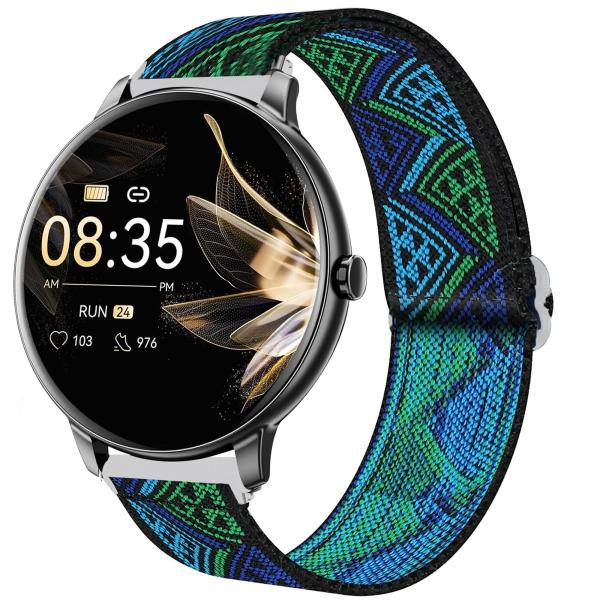 商品名:  Compatible with Joautrial Smartwatch Bands,Lamshaw 20mm Stretch Elastics Nylon Adjustable Replacement Strap Access...