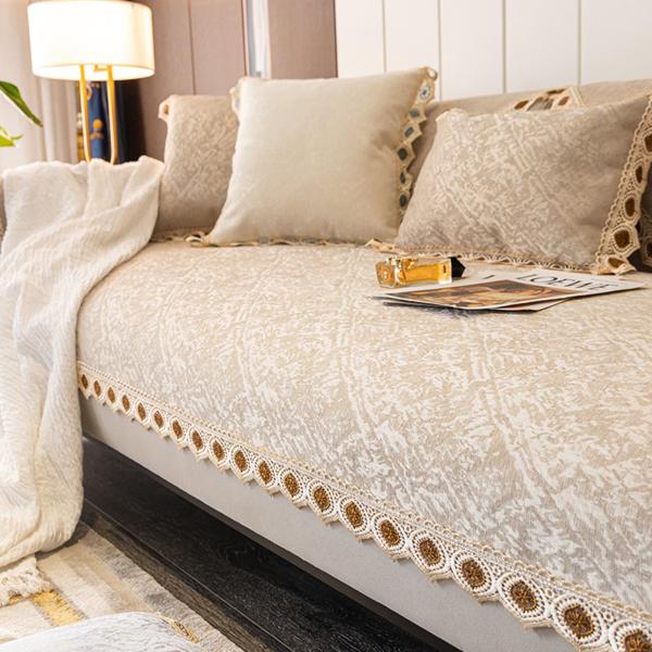 商品名:  1 2 3 4 Seater Sofa Cover Single Large Luxury Chenille Couch Covers For Leather/Wooden/Fabric Sofa Corner L/U Shap...