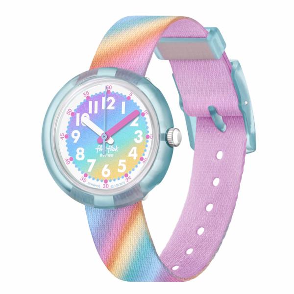 商品名:  Flik Flak Girl Kids Watch Biosourced Quartz Waterproof Liquid Rainbowブランド: Flik Flak高さ: 24.003cm横幅: 5.2832cm奥行: 2....