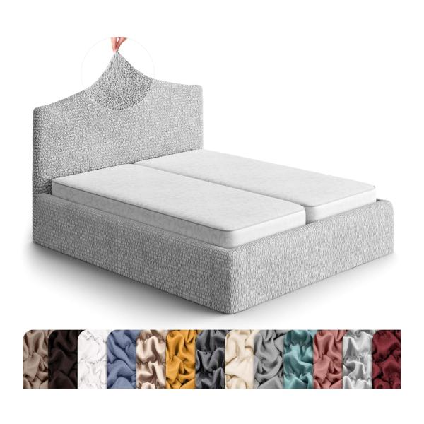 商品名:  PAULATO BY GA.I.CO. Bed Headboard and Frame Cover - Soft Form Fit Slipcover for Full and Queen Bedframe - 1-Piece ...