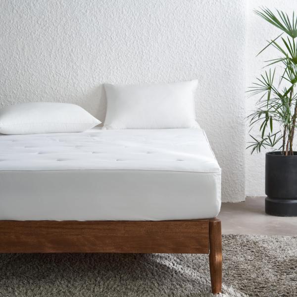 商品名: Simple&amp;Opulence マットレスパッド、冷却キルトフィットマットレスプロテクターカバー、四隅にゴム入り、通気性があり柔らかいマットレスカバー、16インチの深いポケット付き(ホワイト、フル) Simple&amp;...