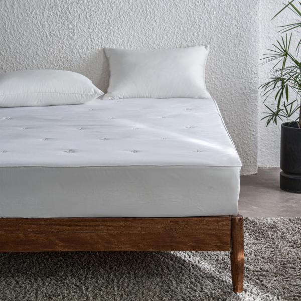 商品名:  Simple&amp;Opulence King Size Mattress Pad Protector, 100% Cotton Top Cooling Breathable Quilted Mattress Cover Fi...