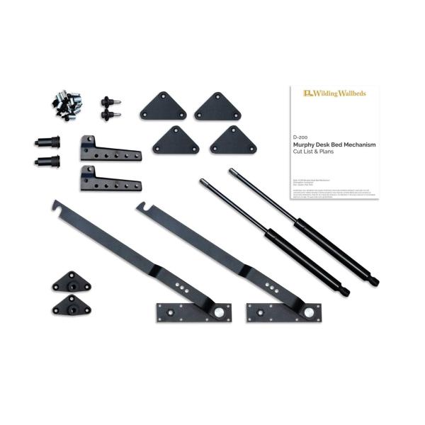 商品名:  Wilding Wallbeds D200 Murphy Desk Bed Kit (Queen) - Ultimate DIY Wallbed Frame Hardware Kit with Always-Level Desk...