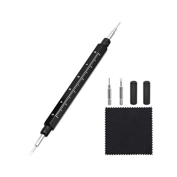 商品名:  WOCCI Premium Repair Tool Kit for Remove Install Watch Bands Spring Bars Pins - Stainless Steel Tool with Caps, Re...