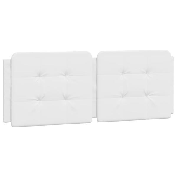 商品名:  vidaXL Headboard Cushion in White Faux Leather - 53.9" Hanging Upholstered Pillow for Wall or Bed Frame, Foam Fill...