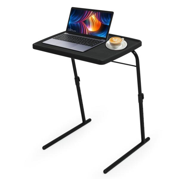 商品名: Athena Collection (アテナコレクション) Folidng テレビトレイ ポータブル 小型 折りたたみテーブル 高さ6段階調節可能 &amp; 傾斜角度3段階調節可能 テレビディナーテーブルトレイ リビングルーム用...