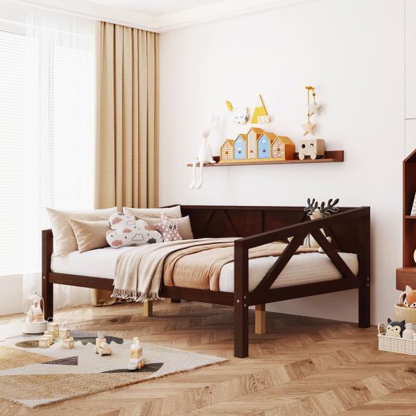 商品名:  Bellemave Full Size Daybed Wooden Day Bed Frame Wooden Sofa Bed with Support Slat, Full Bed Frame for Living Room,...