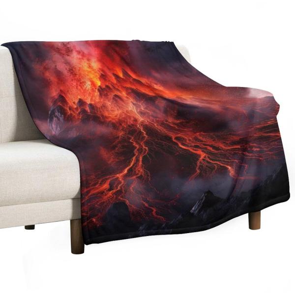 商品名:  VAGGUT Volcano Soft Faux Fur Throw Blanket - Sky Flannel Lap Blanket for Couch Sofa Or Bed, Volcanic Eruptions Fuz...