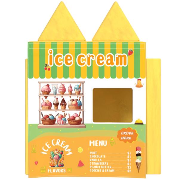 商品名: DLOREUK プレイパネル 子供用 プレイソファ フォームソファ 子供用 ホームプレイ モジュラーソファ (ソファは含まれません) - アイスクリームストア DLOREUK Play Panel for Kids Play Co...