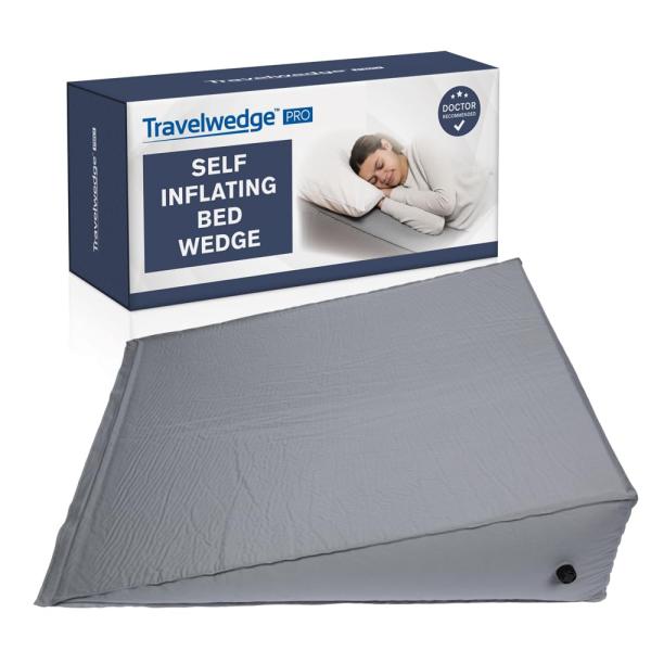 商品名:  Self-Inflating Bed Wedge Pillow | Lightweight for Travel | Wedge Pillow for Sleeping and Acid Reflux, Heartburn, a...