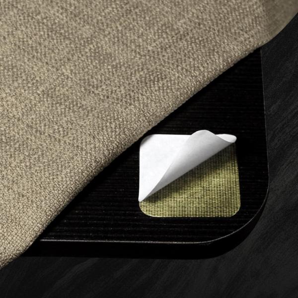 商品名: BALCONY &amp; FALCON テーブルクロス 滑り止めステッカー 両面取り付けテープ テーブルクロス、マット、カーペット、ソファカバー用(1.9インチ×1.9インチ) 12枚 BALCONY &amp; FALCON ...