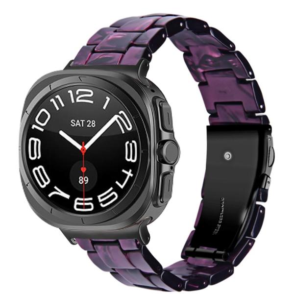 商品名:  Resin Band Compatible with Samsung Galaxy Watch Ultra 2 47mm Smartwatch Bands Lightweight Wristband (Purple)ブランド: ...