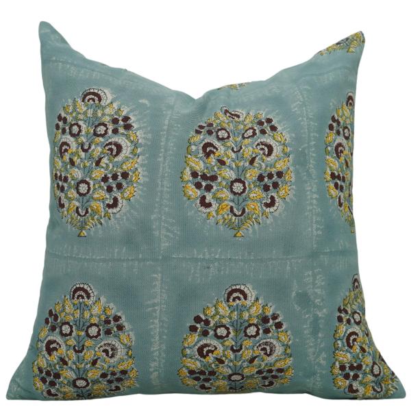 商品名:  Fabritual Handmade Block Print 26X26 Inch Cotton Throw Pillowcase Cushion Cover, Summer, Spring, Fall Decoration f...