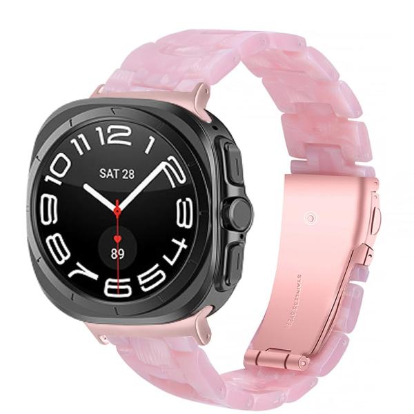 商品名: 樹脂バンド Samsung Galaxy Watch 7 Ultra メンズ レディース スタイリッシュ 軽量 ストラップ Galaxy Watch Ultra 47mm スマートウォッチ用, 5.5''-8.7'', 宝石なし ...