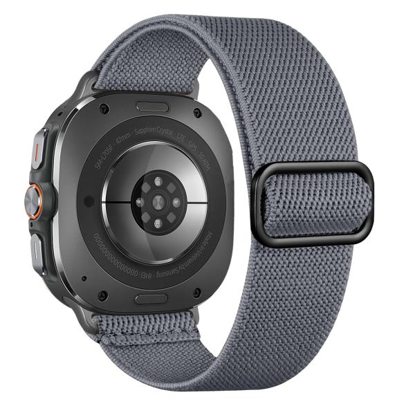 商品名: Samsung Galaxy Watch Ultra用ゴムバンド 47mm (2024) メンズ レディース 隙間なし 伸縮性ナイロン ソフトストラップ Samsung Watch Ultraバンド対応 47mm 男女兼用 通気性...