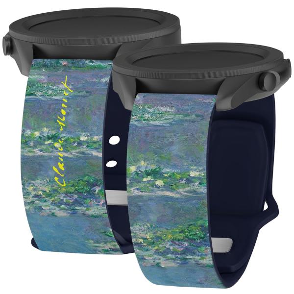 商品名:  Affinity Bands Fine Art HD Watch Band Compatible with Samsung, Garmin, Fossil, and More (20mm Long Water Lillies)ブ...