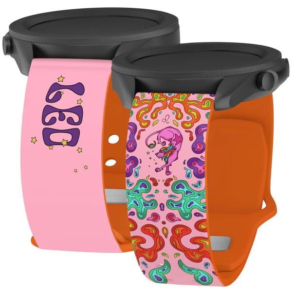 商品名:  Affinity Bands Zodiac Collection HD Watch Band Compatible with Samsung, Garmin, Fossil, and More (20mm Long Leo)ブラ...