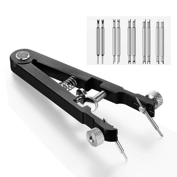 商品名:  ziyue Watch Spring Plier Tool Kit Watch Band Pliers with 10 Tips Pin Bar Tweezers Tool for Disassembling and Repla...