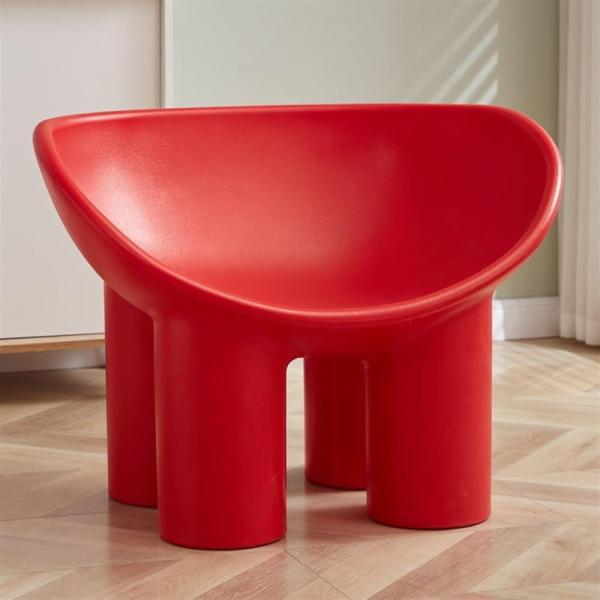 商品名: AGFERH クリエイティブチェア、シングルレジャーソファチェア、モダンでシンプルなクリエイティブレジャーファッションスツール、リビングルーム、ベッドルーム、書斎に適しています(レッド) AGFERH Creative Chair...