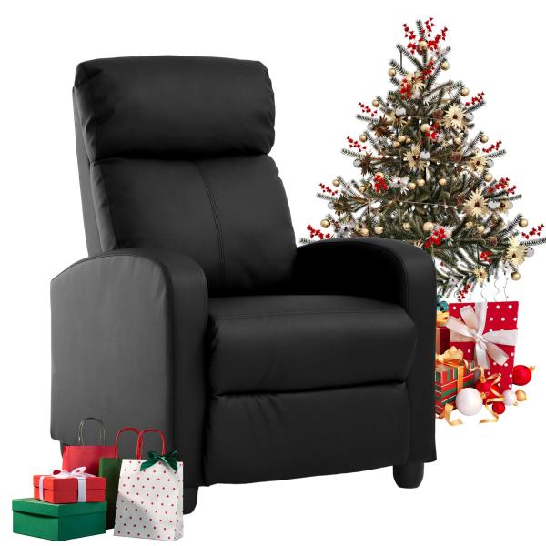 商品名: リクライニングチェア、調節可能なPUレザーシングルソファチェア、大人用リクライニングチェア、アップグレードされたフットレスト付きのレイジーボーイリクライニングチェア、小さなスペース用の小さなリクライニングチェア、リビングルーム、ベ...