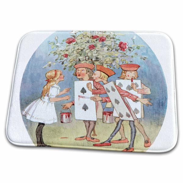 商品名:  3dRose Bathroom Bath Rug Mat - Painting The Roses Red Vintage Alice in Wonderland PS Vintageブランド: 3dRose商品サイズ: 1'6...