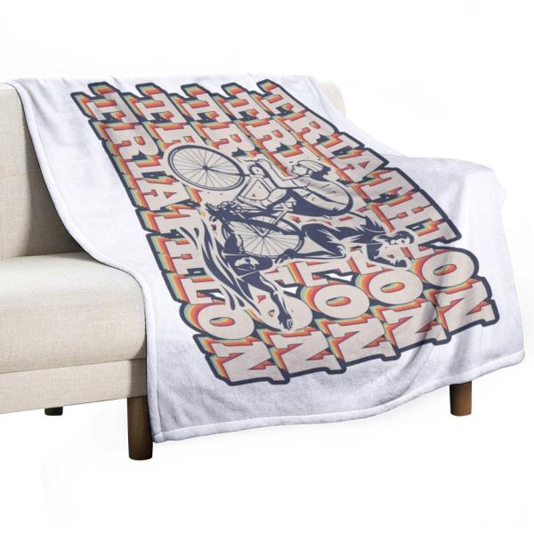 商品名:  Triathlon Swimming Cycling Running Throw Blankets,Blanket Premium Super Soft Cozy Warm Bed Blanket Couch Decorativ...