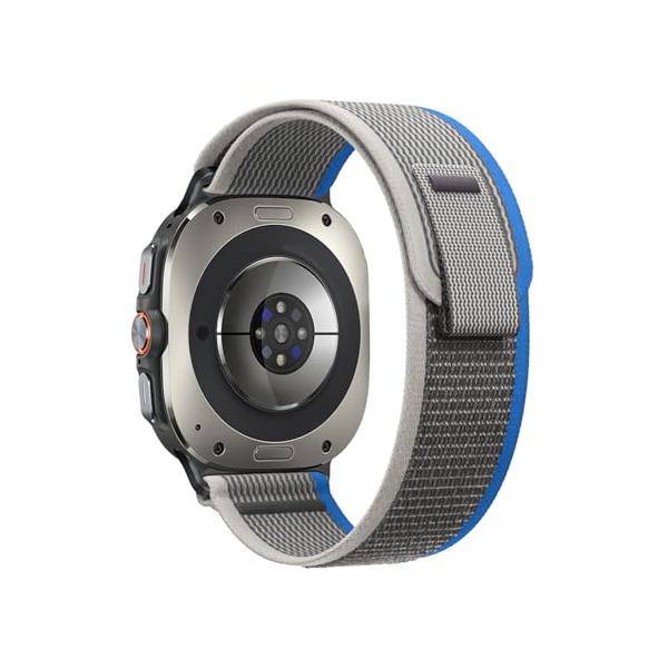 商品名: トレイルループバンド Samsung Galaxy Watch Ultra 47mmバンド対応 スポーツ 通気性 調節可能 Galaxy Watch 7 Ultra 47mm ストラップ 2024 男性用 (ブルーアッシュ) Tr...