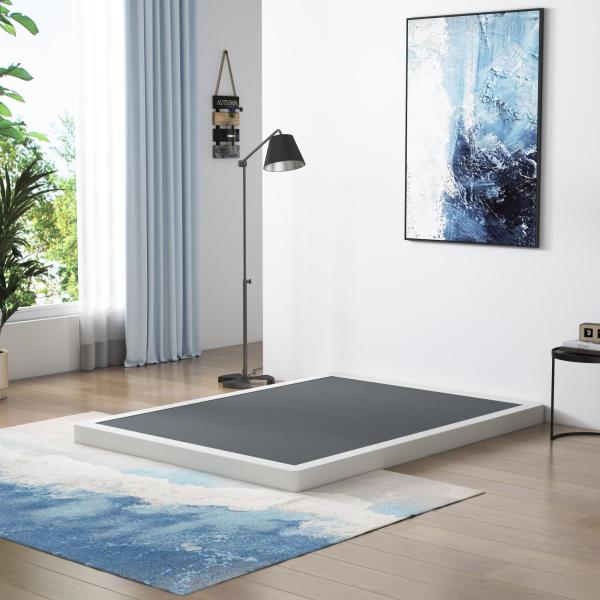 商品名: Vehowy ロープロファイルボックススプリングクイーンサイズ、クイーンベッド用3インチボックススプリング、ヘビーデューティマットレスファンデーション、メタルベッドベース、滑り止め、簡単組み立て Vehowy Low Profil...