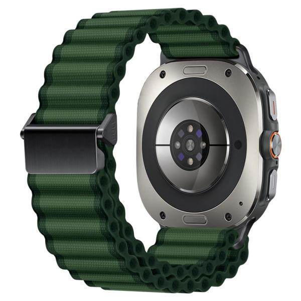 商品名:  LDFAS for Galaxy Watch 7 Ultra Band 47mm, Trail Fabric Nylon Replacement Strap Black Metal for Men and Women Compa...