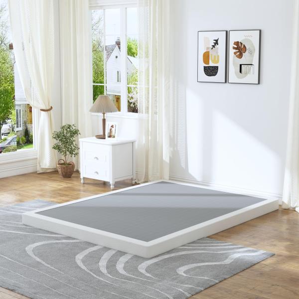 商品名: HOBINCHE ロープロファイルボックススプリングキングサイズ、キングベッド用3インチボックススプリング、高耐久マットレスファンデーション、メタルベッドベース/ノイズフリー/滑り止め/簡単組み立て HOBINCHE Low Pr...