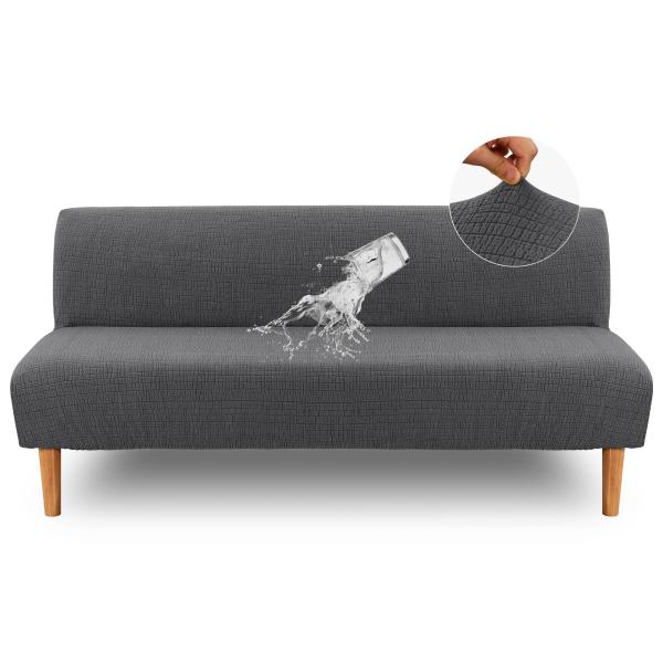 商品名:  H.VERSAILTEX 100% Waterproof Futon Cover, Dual Waterproof Couch Cover for Futon, Stretch Jacquard Sofa Cover, Leak...