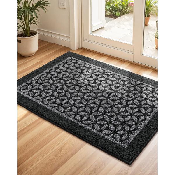 商品名:  Color&amp;Geometry Indoor Door Mat with Low Profile Design, Washable and Durable, Perfect for Front Door or Indoor...