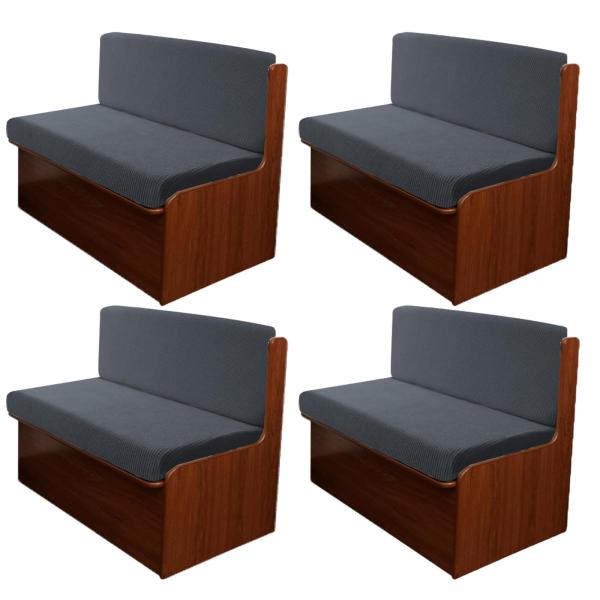 商品名: Oloepfo Rv Dinette クッションカバー 8枚 屋外 RV ソファカバー 洗濯可能 RVシートカバー 家具プロテクター ジャカード 伸縮性 キャンパー クッションカバー 背もたれカバー4枚&amp;ベンチカバー4枚(...