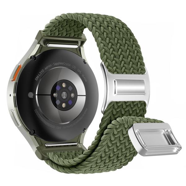 商品名:  One Click No Gap Magnetic Braided Bands Compatible with Galaxy Watch 7 FE 6 4 5 40mm 44mm/Watch 6 4 Classic 47/43/...