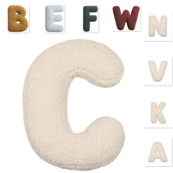 商品名:  Letter Pillows,Monogram Pillow,Cute Soft Plush Letter Decorative Pillows Alphabet Throw Pillows Cushion for Living...