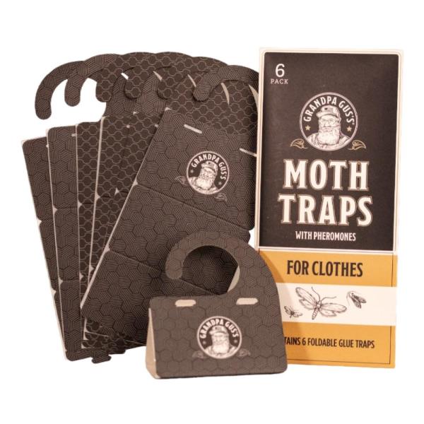 商品名:  Grandpa Gus's Clothes Moth Traps, Potent Pheromone Sticky Glue Traps for Case-Making and Web Spinning Moths, Moths...