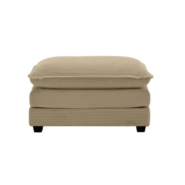 商品名:  Fefances Ottoman Footstool in Premium Corduroy - Versatile Companion for 2, 3, &amp; 4-Seater Sofas - Elevate Your...