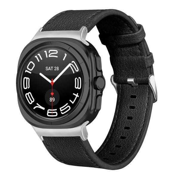 商品名: レザーバンド Samsung Galaxy Watch Ultra 47mm (2025/2024) ウォッチバンド 交換用リストバンド Galaxy Watch Ultra 47mm (2025/2024) スマートウォッチ用 ...