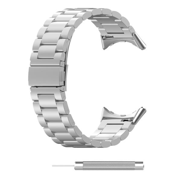 商品名: TenCloudバンド Pixel Watch 3 45mm (41mmではありません)用 アクセサリーバンド 調節可能なステンレススチールメタルリストバンド Google Pixel Watch 3 45mm対応 (シルバー) ...