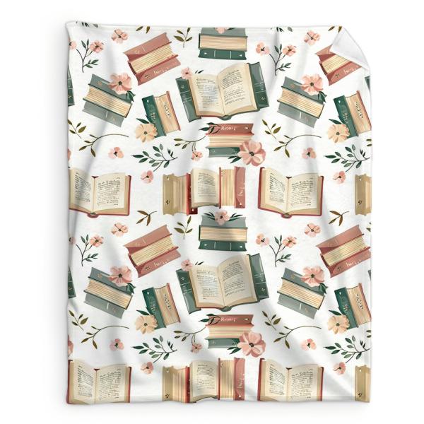 商品名: Book Lovers Gifts ブランケット - レディスアンドメンズリーディングブランケット - 60x80インチ かわいいラップサイズ 読書用スローブランケット ライブラリー用 - ソファ/ソファベッド用の柔らかいふわふわ...