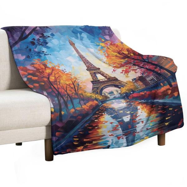 商品名:  Paris Tower Oils Throw Blankets,Blanket Premium Super Soft Cozy Warm Bed Blanket Couch Decorative Throw Blankets f...