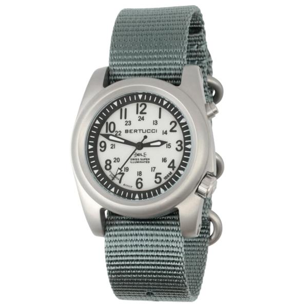 商品名: BERTUCCI A-2SEL スーパーイルミネーションウォッチ | Ghost Gray ELダイヤル - 細いブルーライン Pro-Stripe ブラックナイロンバンド BERTUCCI A-2SEL Super Illumi...