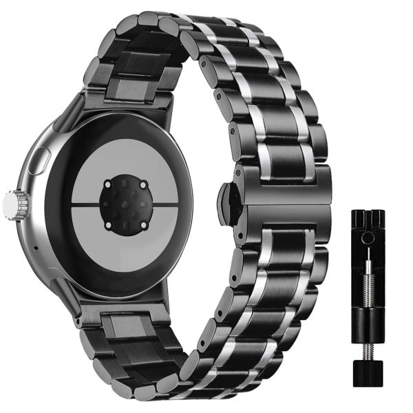 商品名: MiKoyi アームバンド コンパチベル Google Pixel Watch 3 45mm Ersatzb〓nd Edelstahl Metallアームバンド Uhrenarmband Wasserdicht Verschlei...