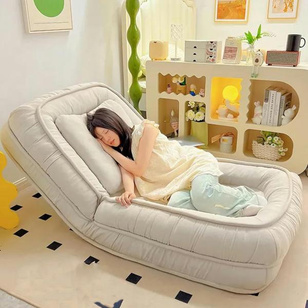 商品名: WZUOPG Lazy Sofa Couch Bed - 折りたたみ畳 引き出し式レイジーソファベッド ベッドルーム サロン オフィス用 - フォーム充填 折りたたみ式マットレスソファ リビングルーム用 - 人志向デザイン WZU...