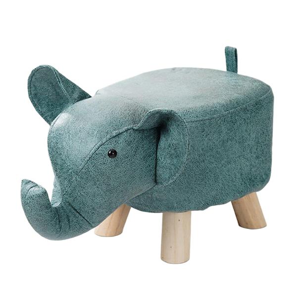 商品名:  Animal Footstool Elephant Bench, Portable Shoes Changing Cute Storage, Wood Ottoman Stool Sofa Tea Stool for Decor...